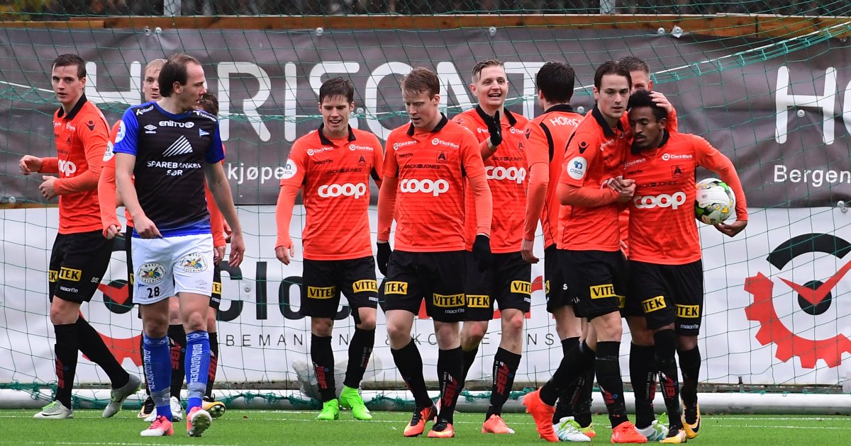 Åsane Fotball vant Deletabellen 2017 / OBOS-ligaen