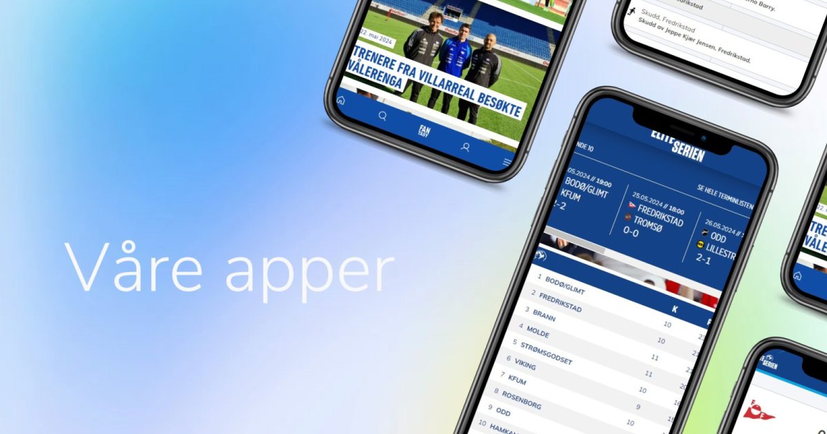 Slik laster du ned appene til Eliteserien og OBOS-ligaen / OBOS-ligaen